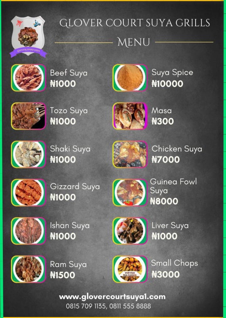Glover Court Suya Grills | The best Suya spot in Lagos